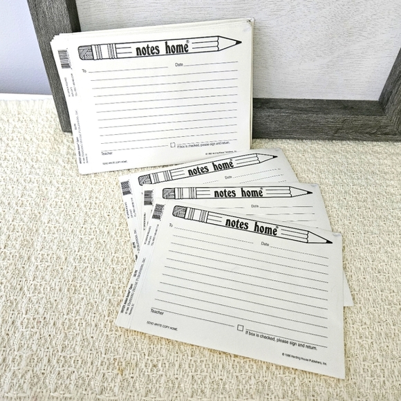 Harding House Press | Office | Vintage 986 Duplicate Notes Home From ...